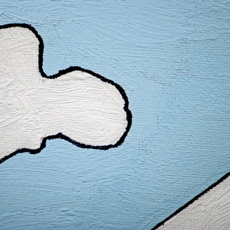 Simpsons boat painting